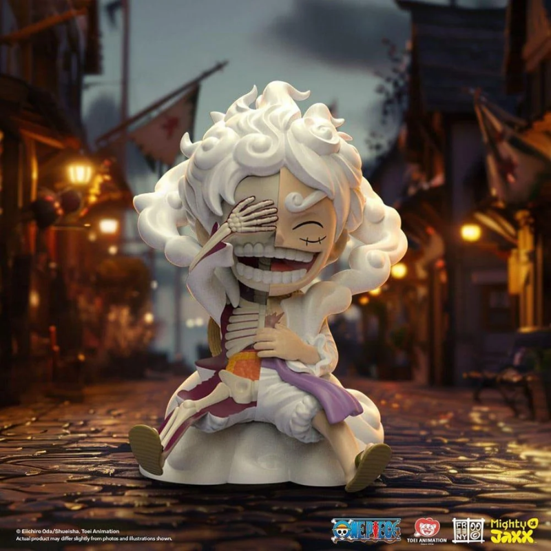 Figura One Piece Mighty Jaxx Wanted Series Luffy Gear Five 15cm