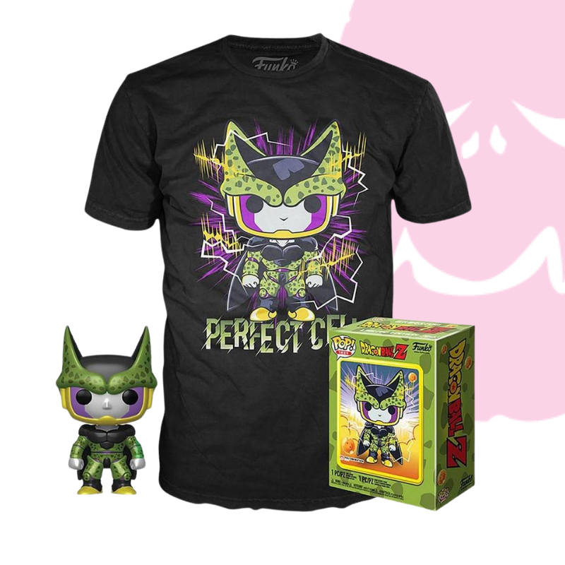 Funko Dragon Ball Z Perfect Cell Pop & Tee (Talla XL)