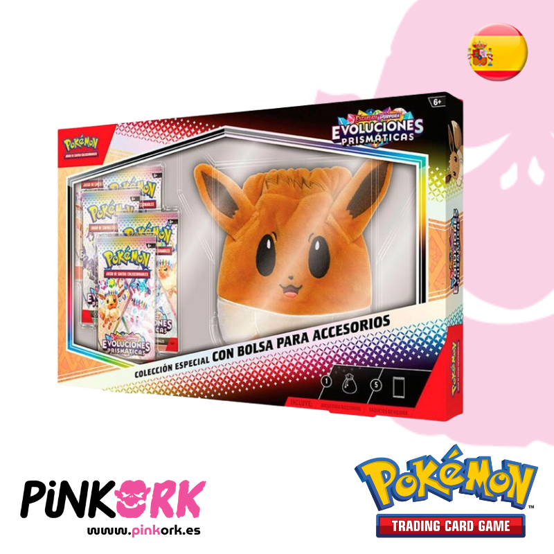 Pokemon TCG Caja Pouch Prismatic Evolution Eevee 2025 Español