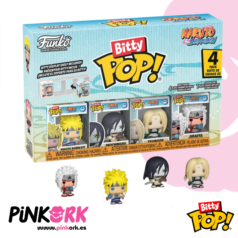 Funko BITTY Pop Naruto Minato Namikaze 4 pack