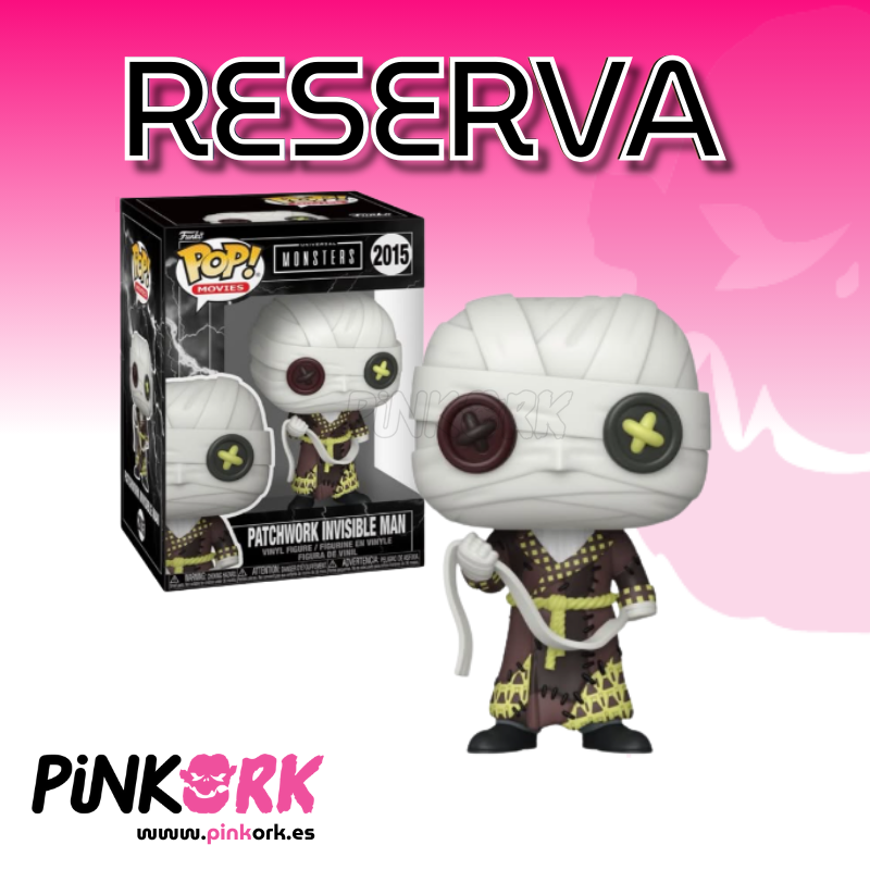 Funko Monsters Patchwork Invisible Man 2015 Reserva